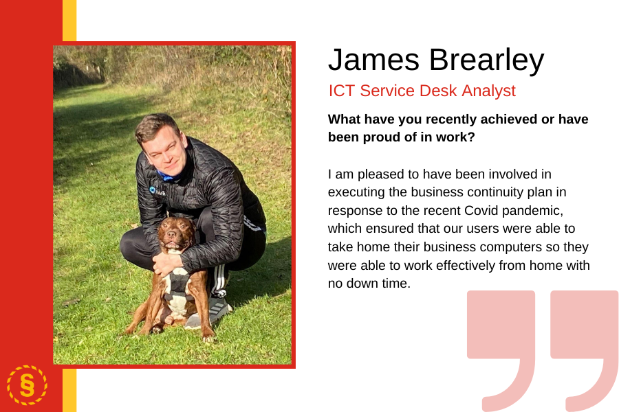 Meet James Brearley | Service Desk Analyst at Suttons