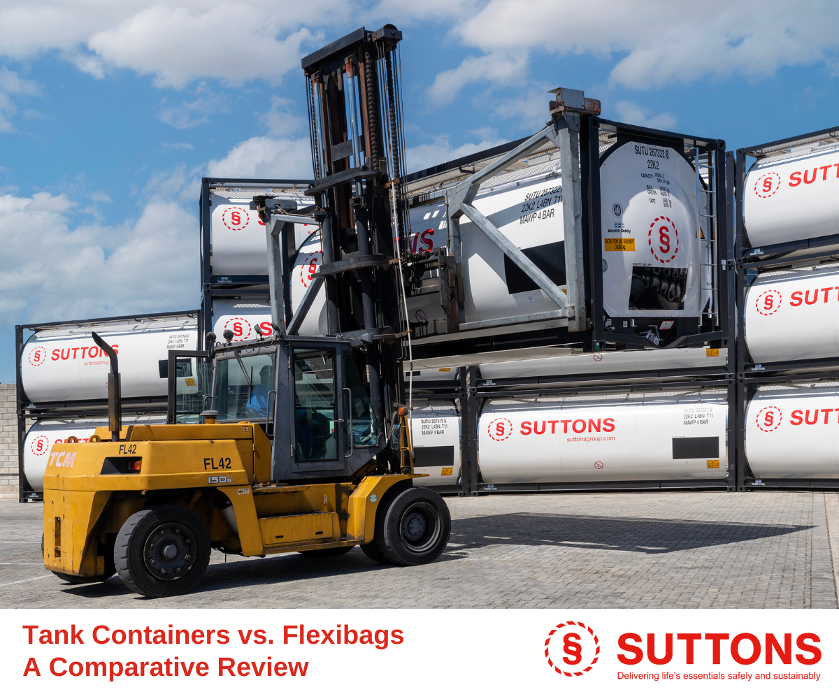 Tank Containers vs Flexibags | Safer, Greener Choice