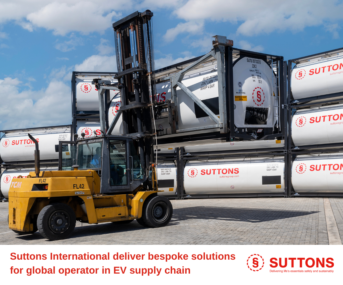 Suttons Delivers EV Supply Chain Solutions